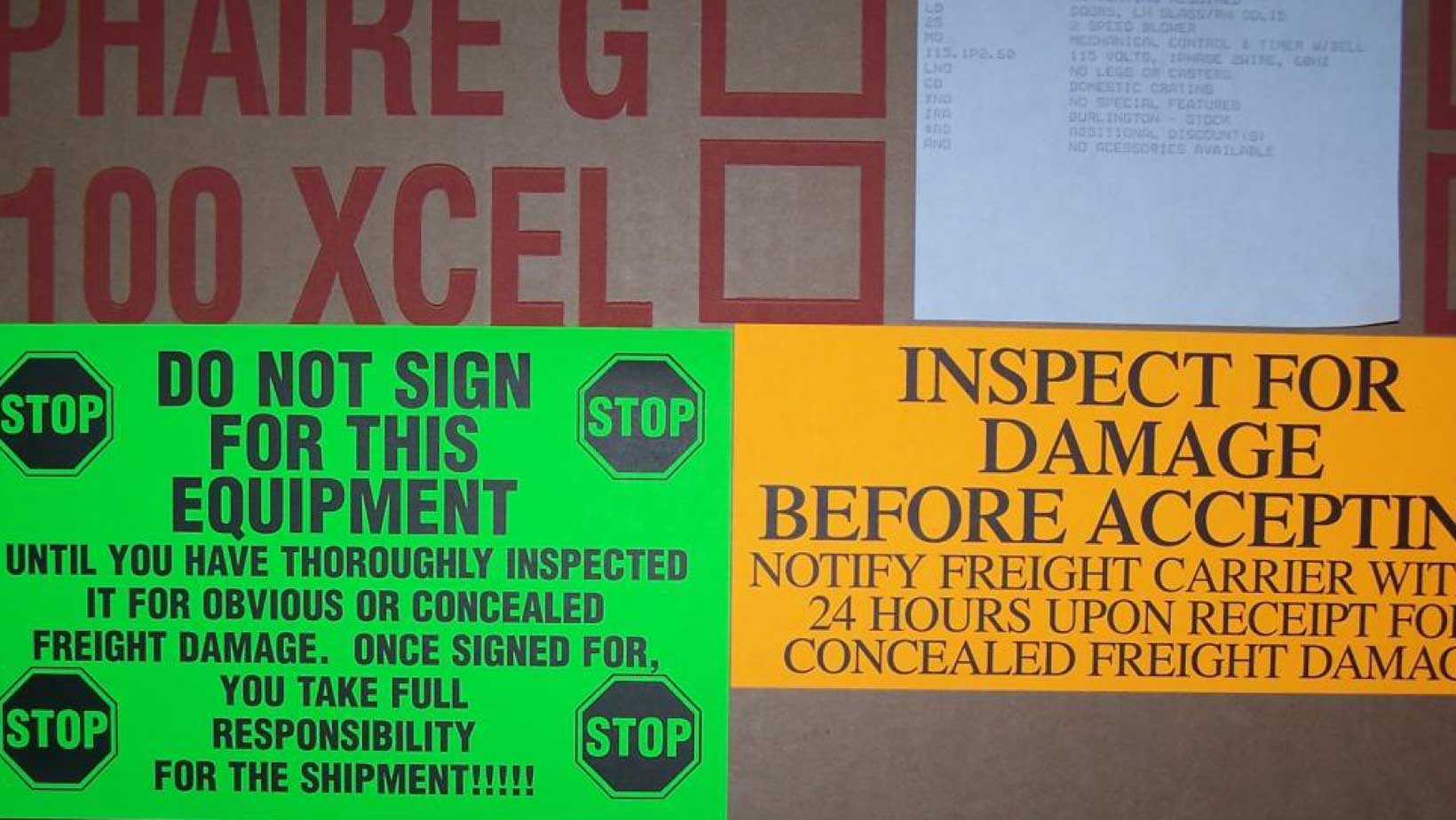 Damaged Freight Procedures - The Ferri Group